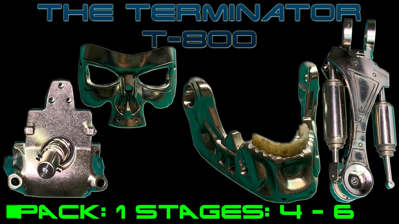 Recenze a druhá část stavby velkého modelu Terminator T-800 | Stream